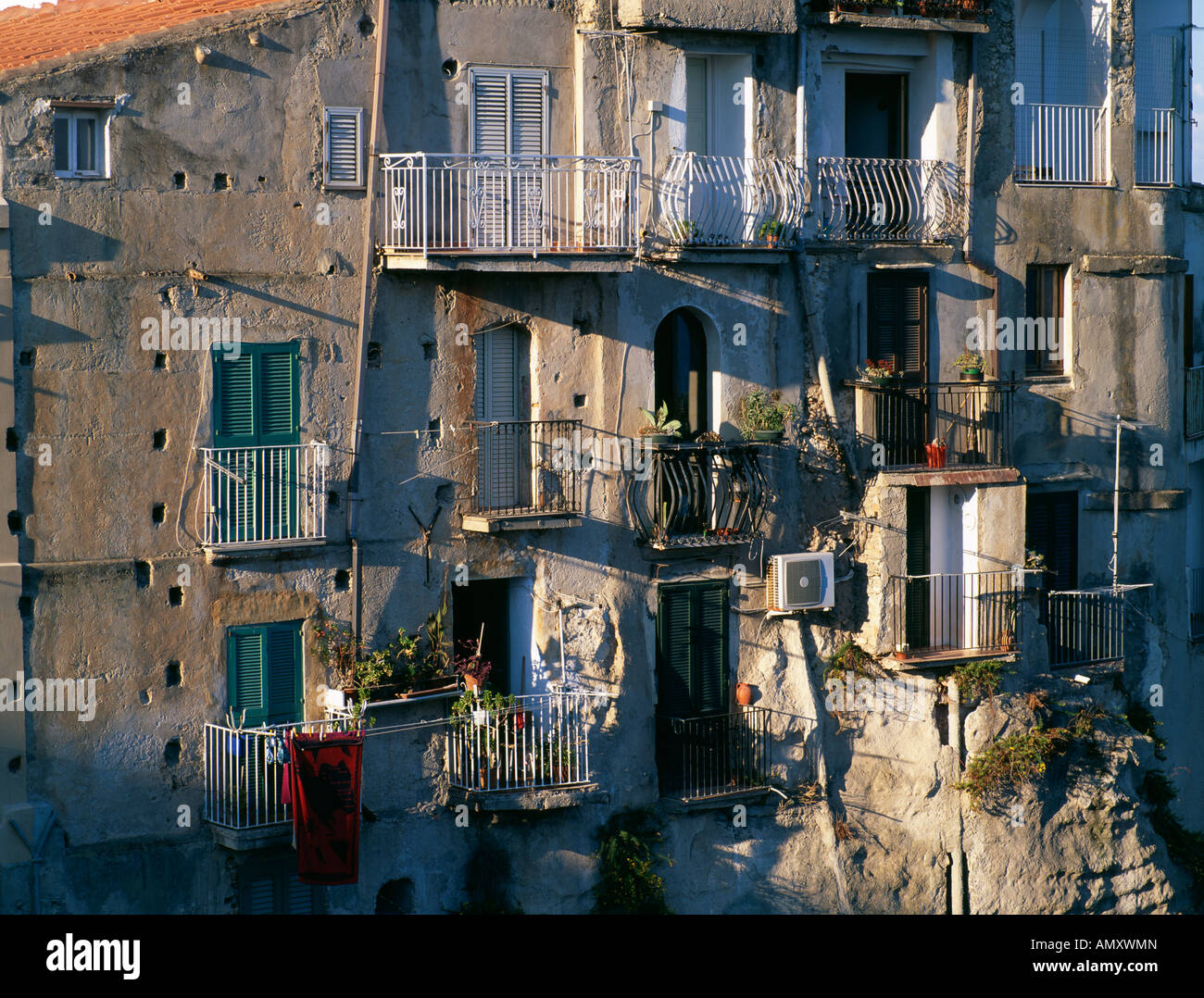 Clifftop buildings Tropea Calabria Italy Stock Photo - Alamy
