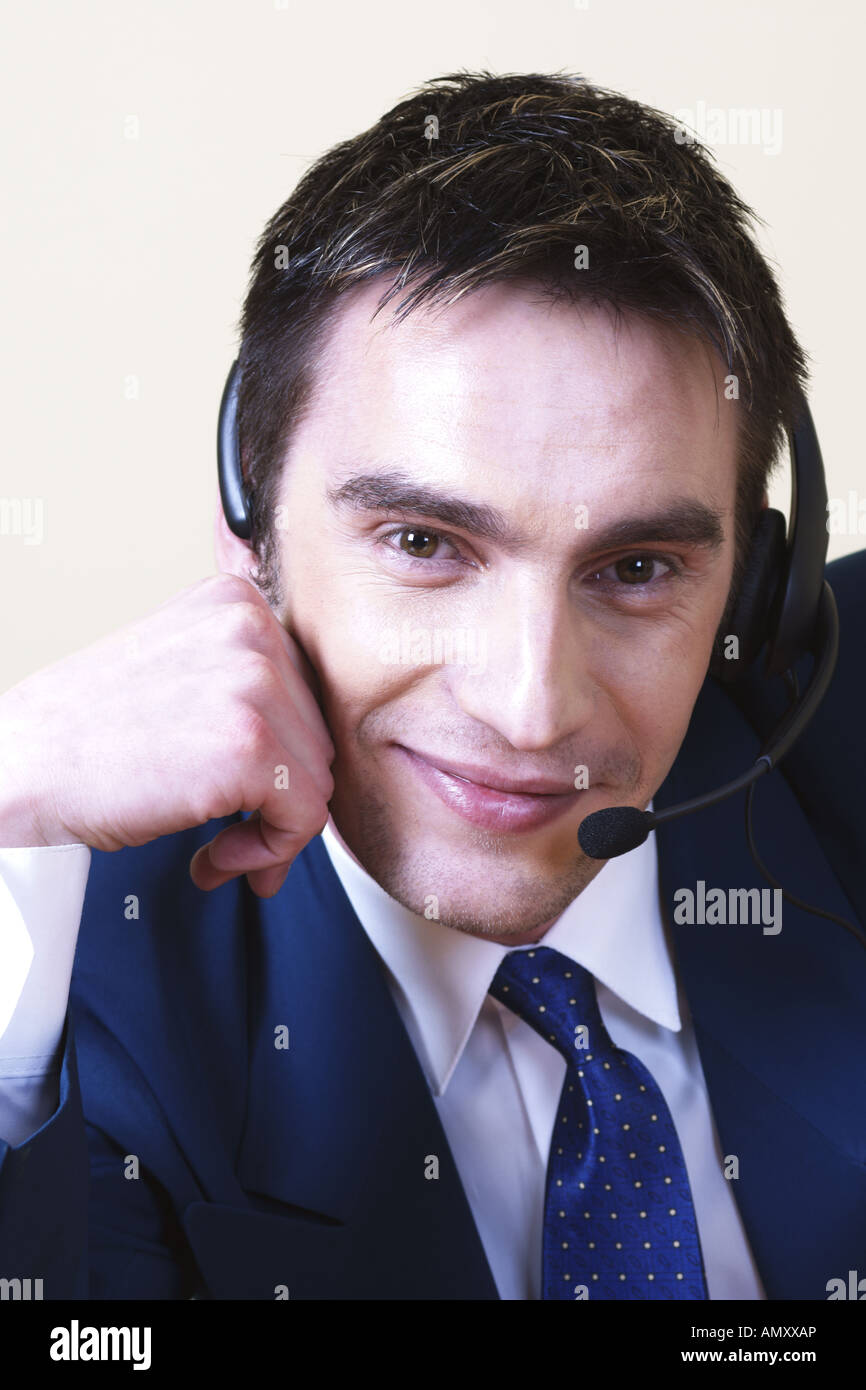 Telesales worker hi-res stock photography and images - Alamy