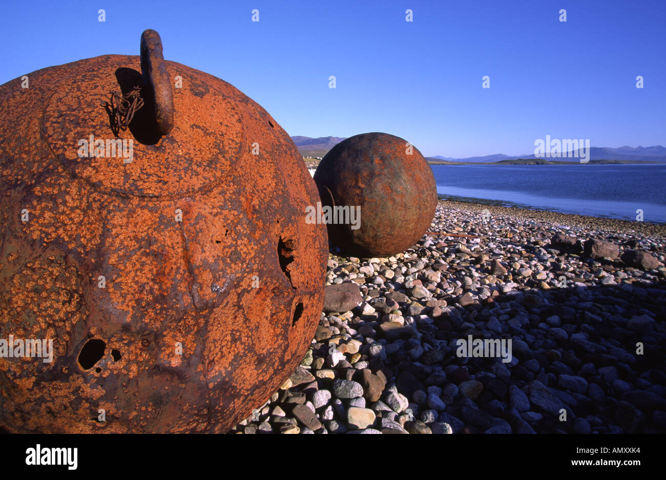 Rusty metal buoy on beach hi-res stock photography and images - Alamy