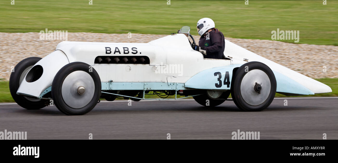 1923 Thomas Special "Babs", with driver Geraint Owen, at Goodwood ...