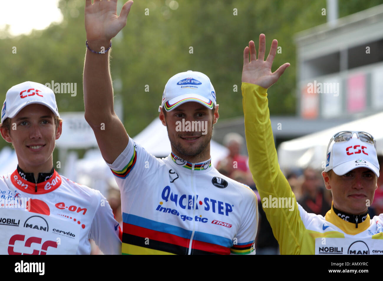 Winners podium race bike hi-res stock photography and images - Alamy