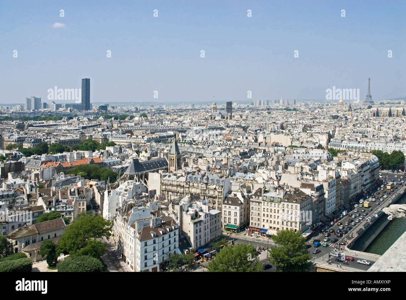 Aerial view of city, Paris, France Stock Photo - Alamy