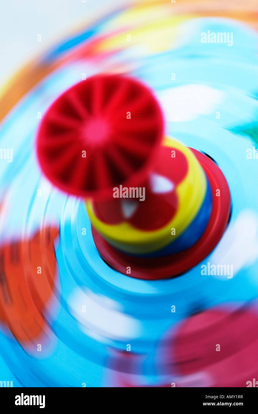 Close-up of spinning top Stock Photo - Alamy