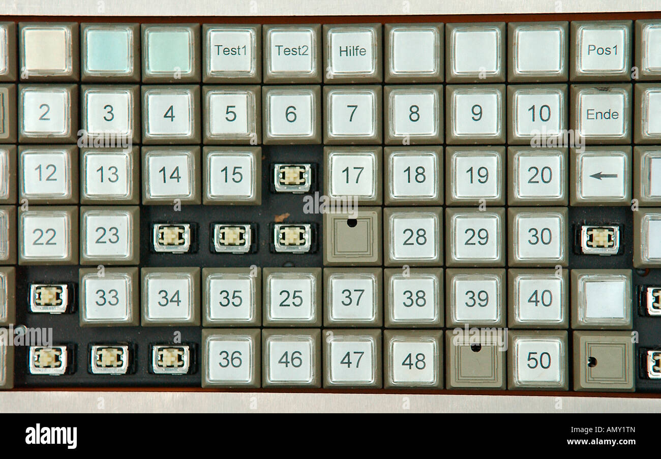 Close-up of broken keyboard background Stock Photo - Alamy