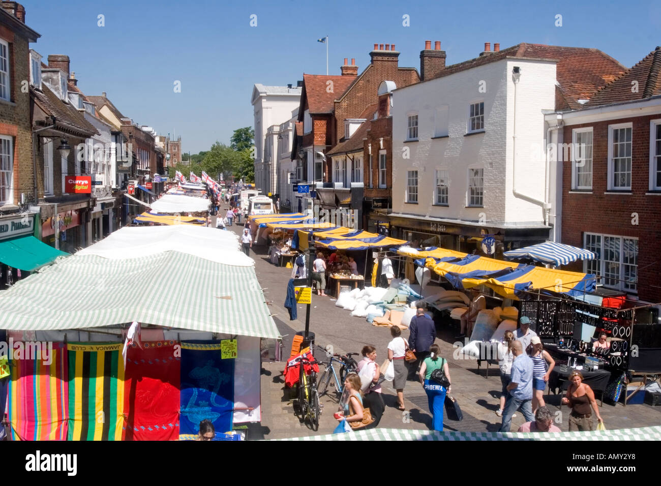 St albans street market hi-res stock photography and images - Alamy