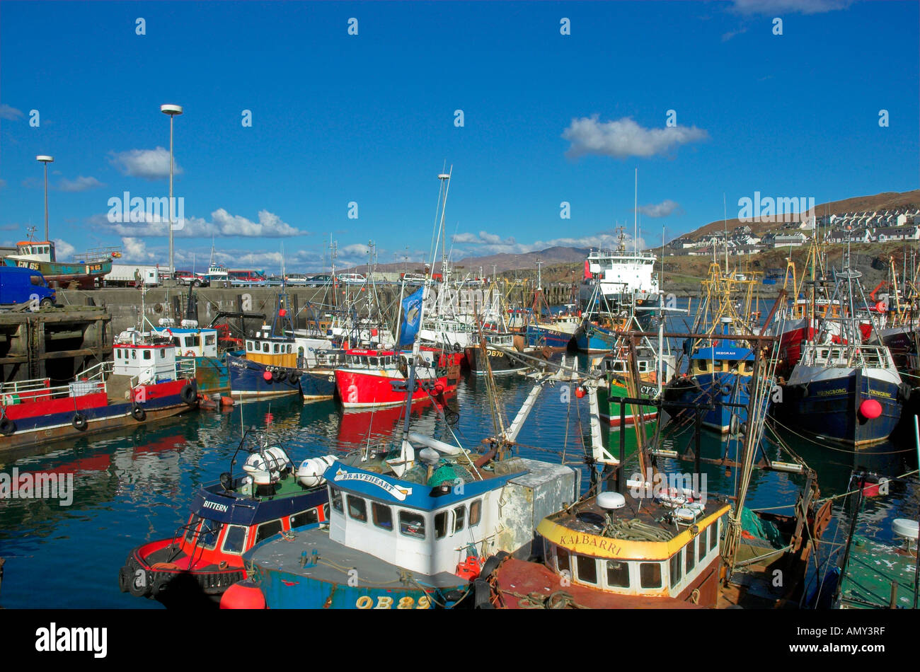 Mallaig Harbour Highland Stock Photo - Alamy