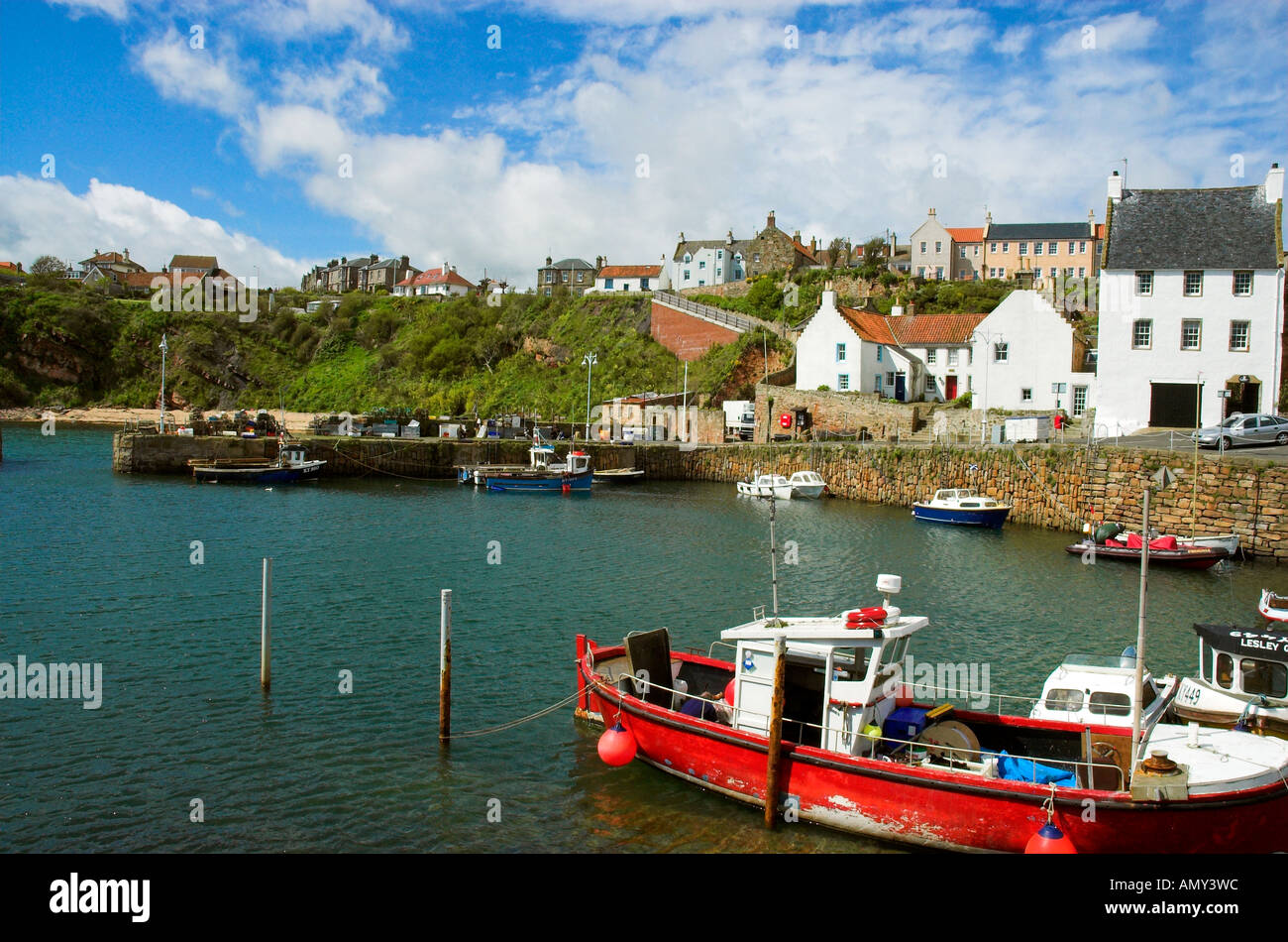 Crail Harbour Fife Stock Photo - Alamy