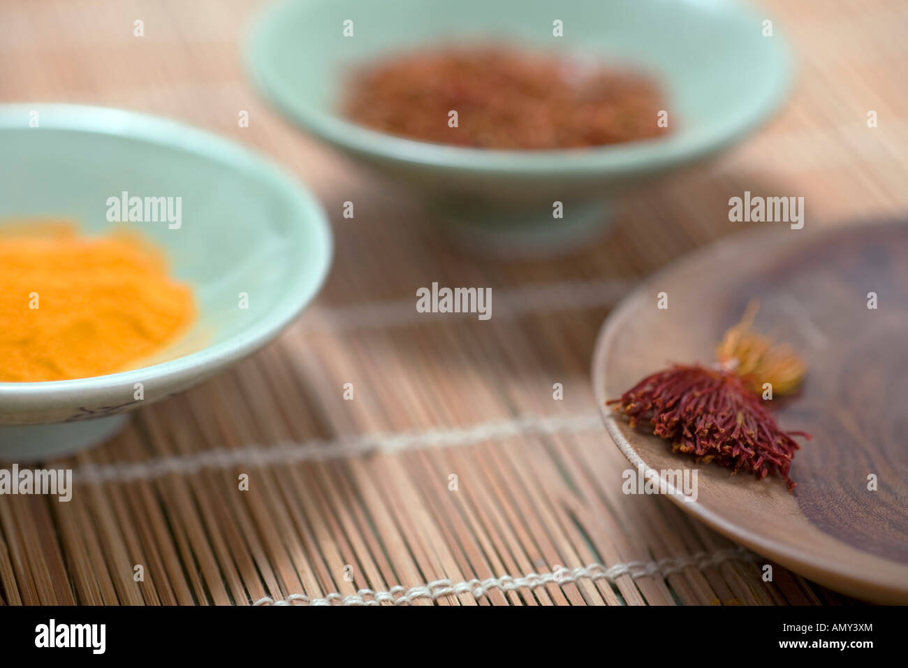 Saffron colored powder hi-res stock photography and images - Alamy