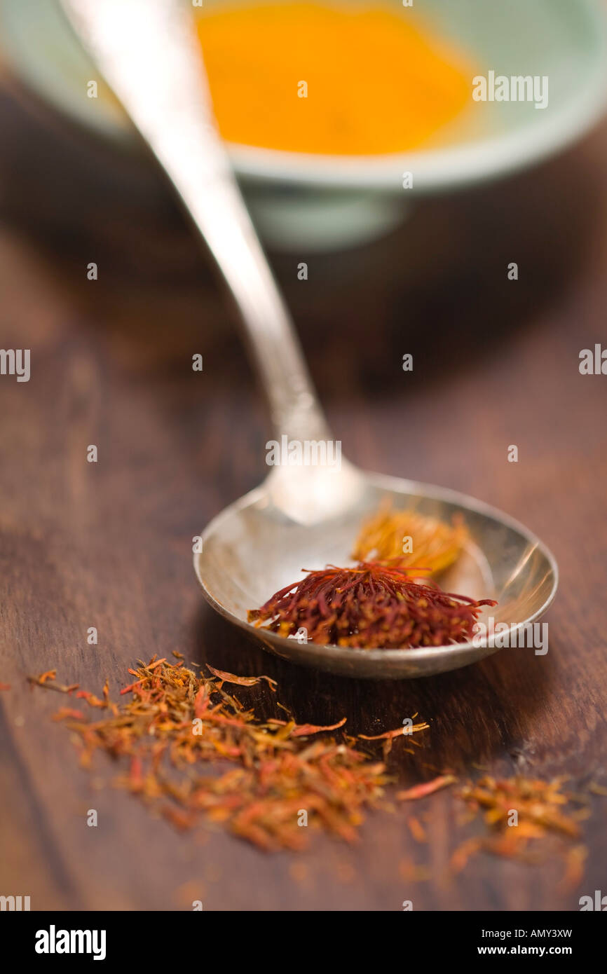 Saffron spice images hi-res stock photography and images - Alamy