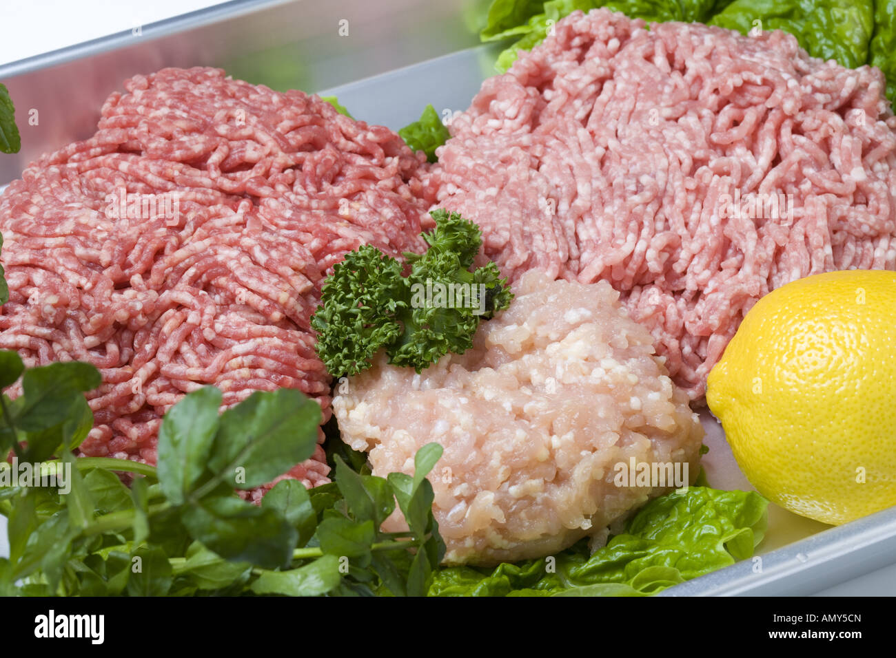 Minced chicken meat on hi-res stock photography and images - Alamy