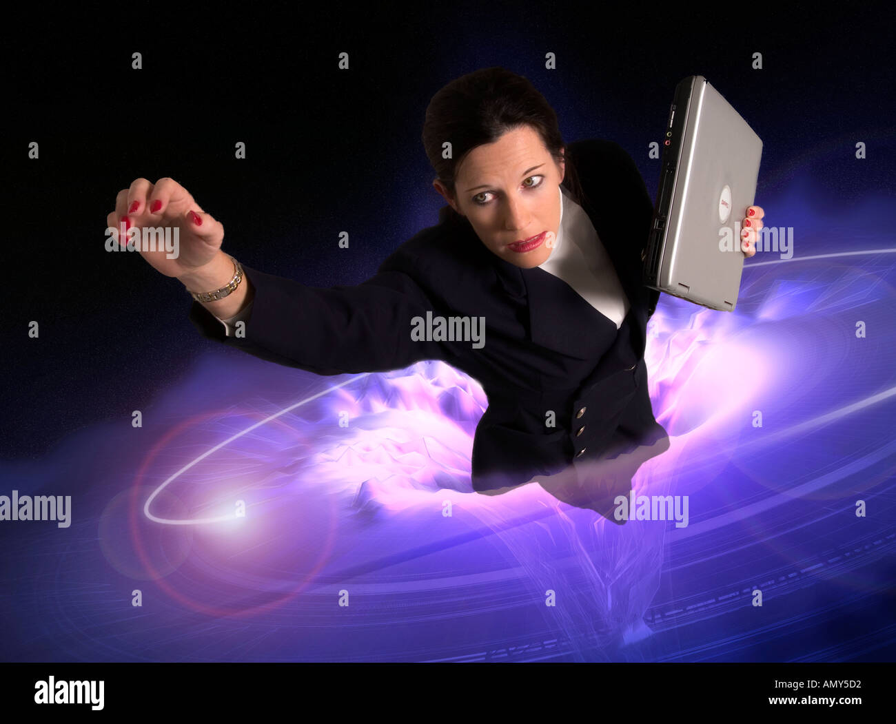 Sucked into computer hi-res stock photography and images - Alamy