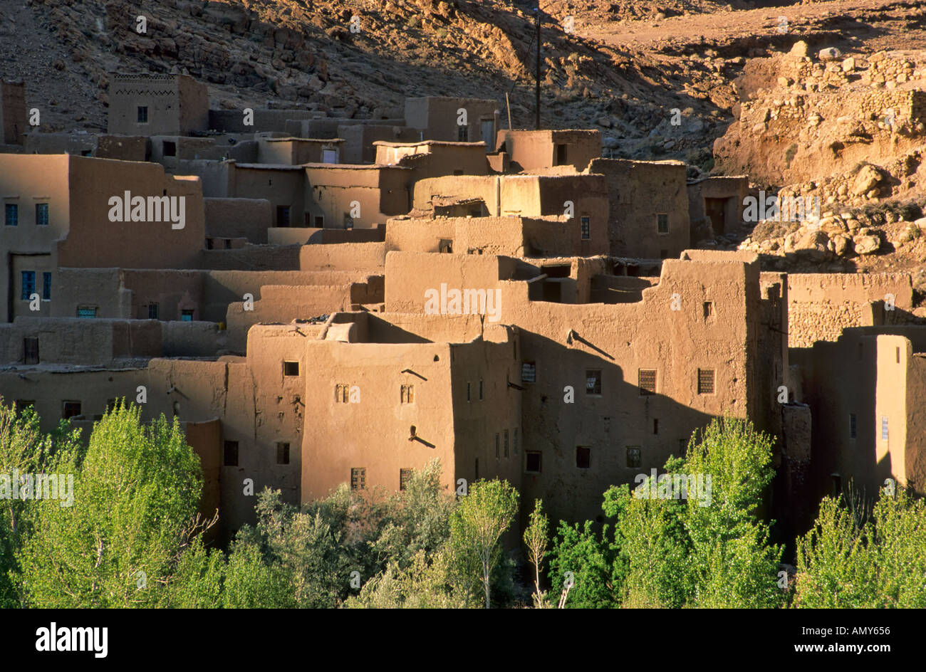 Berber Village, near Todra Gorge, Morocco Stock Photo - Alamy