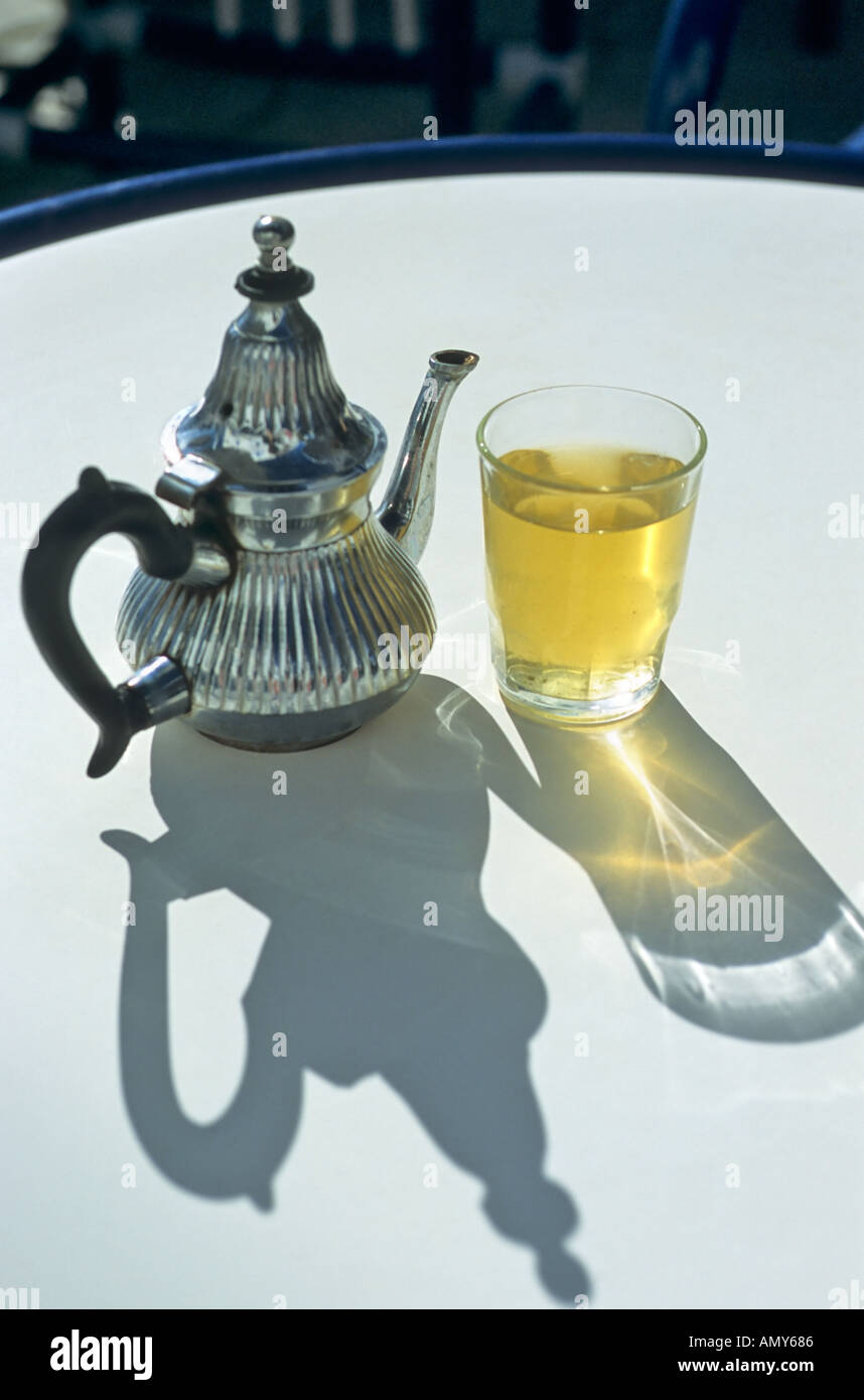 Moroccan Tea, Essaouira, Morocco Stock Photo - Alamy