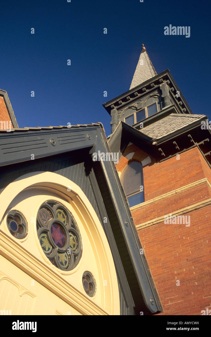 SHARP ANGLES OF HISTORIC WASHINGTON COUNTY COURTHOUSE IN STILLWATER ...