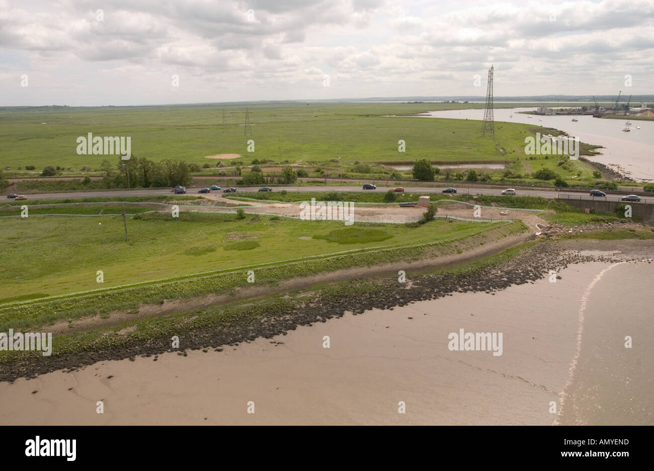 Kingsferry bridge sheppey crossing bridge hi-res stock photography and ...