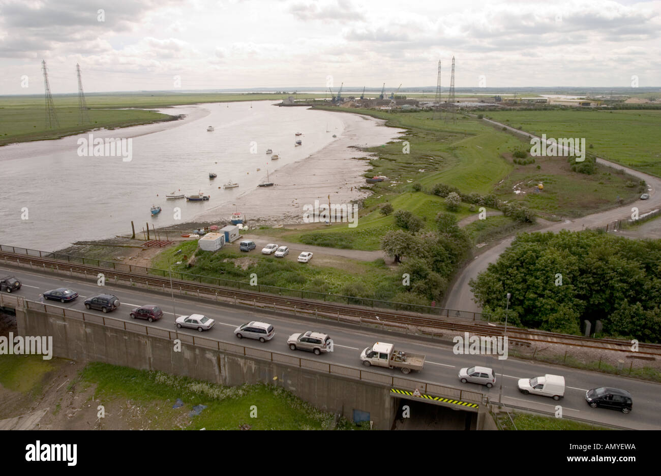 Kingsferry bridge sheppey crossing bridge hi-res stock photography and ...