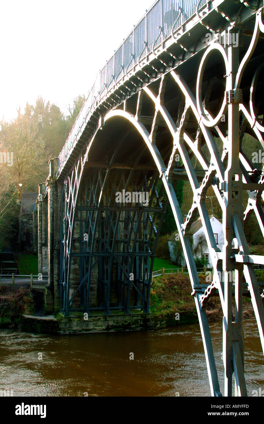 Ironbridge Telford Shropshire the first iron bridge in the world was ...