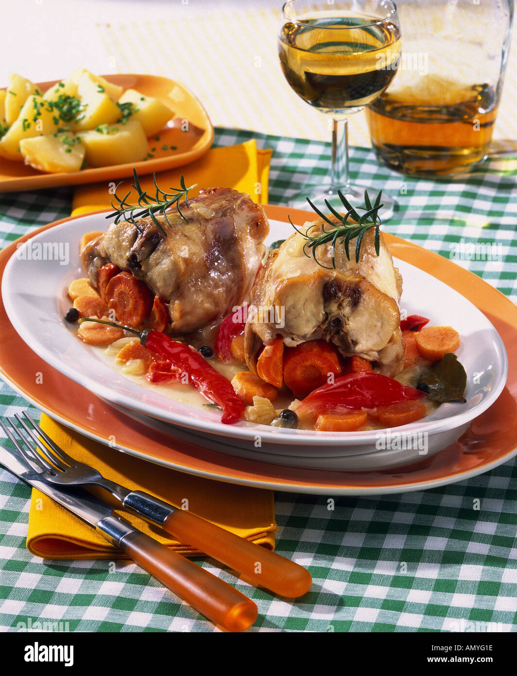 Rolled rabbit roast hi-res stock photography and images - Alamy