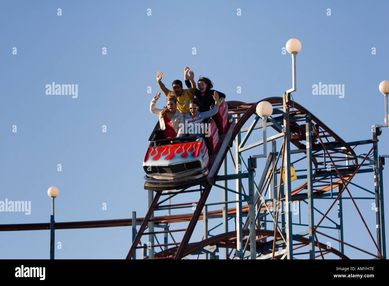 Roller coaster car hi-res stock photography and images - Alamy