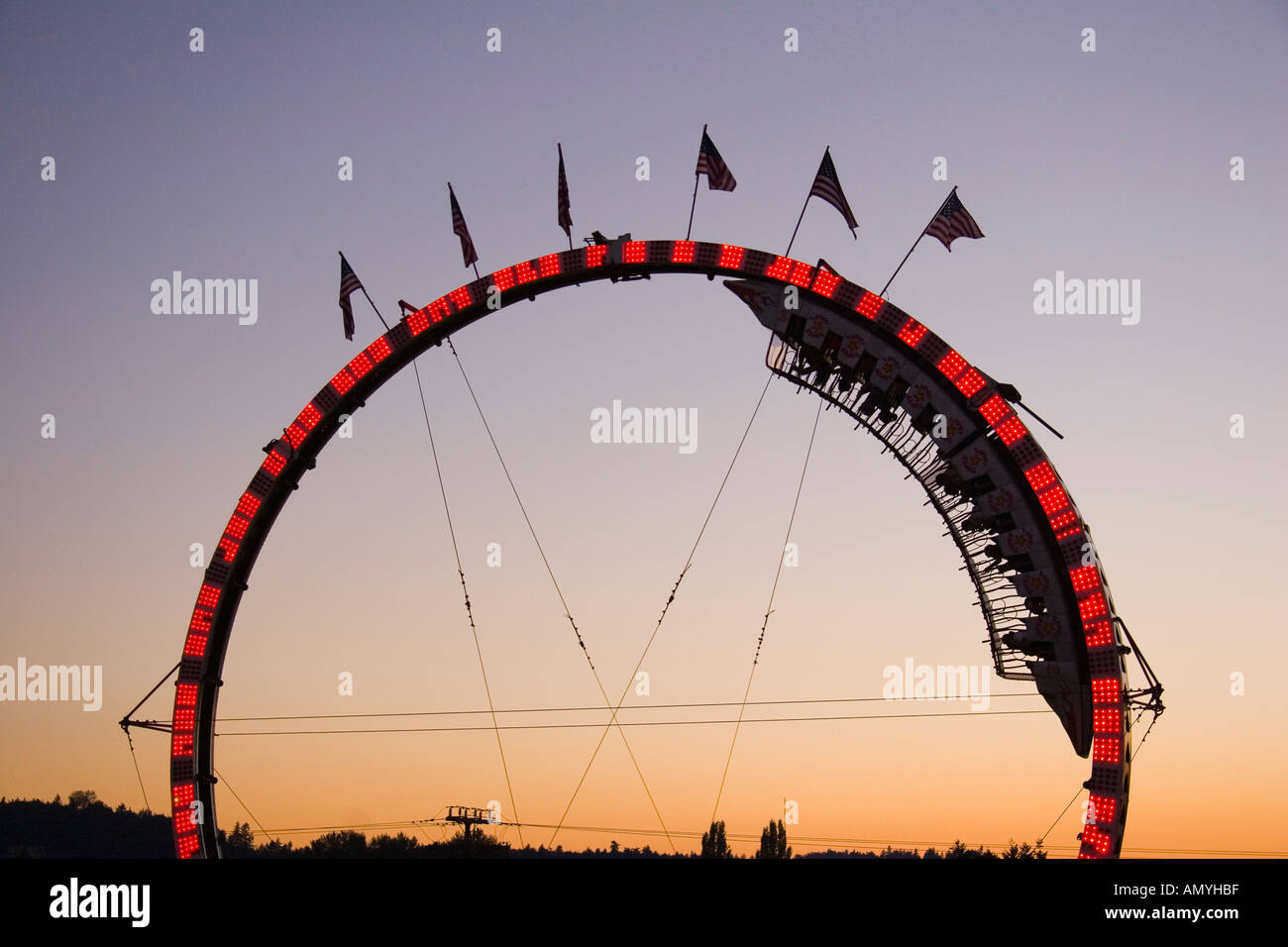 Midway ride puyallup fair puyallup hi-res stock photography and images ...