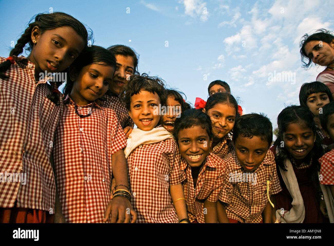 Schoolchildren kerala hi-res stock photography and images - Alamy