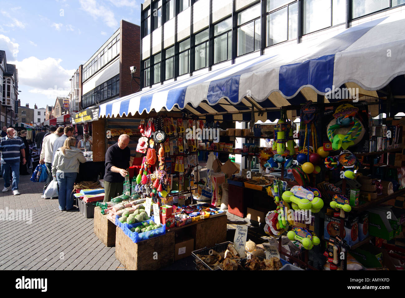 Saturday Market at Culver Street Colchester Essex UK Stock Photo - Alamy