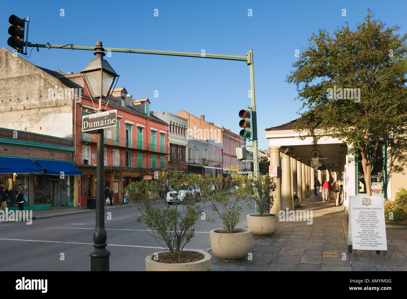 French Market and Decatur Street, French Quarter, New Orleans, Lousiana ...