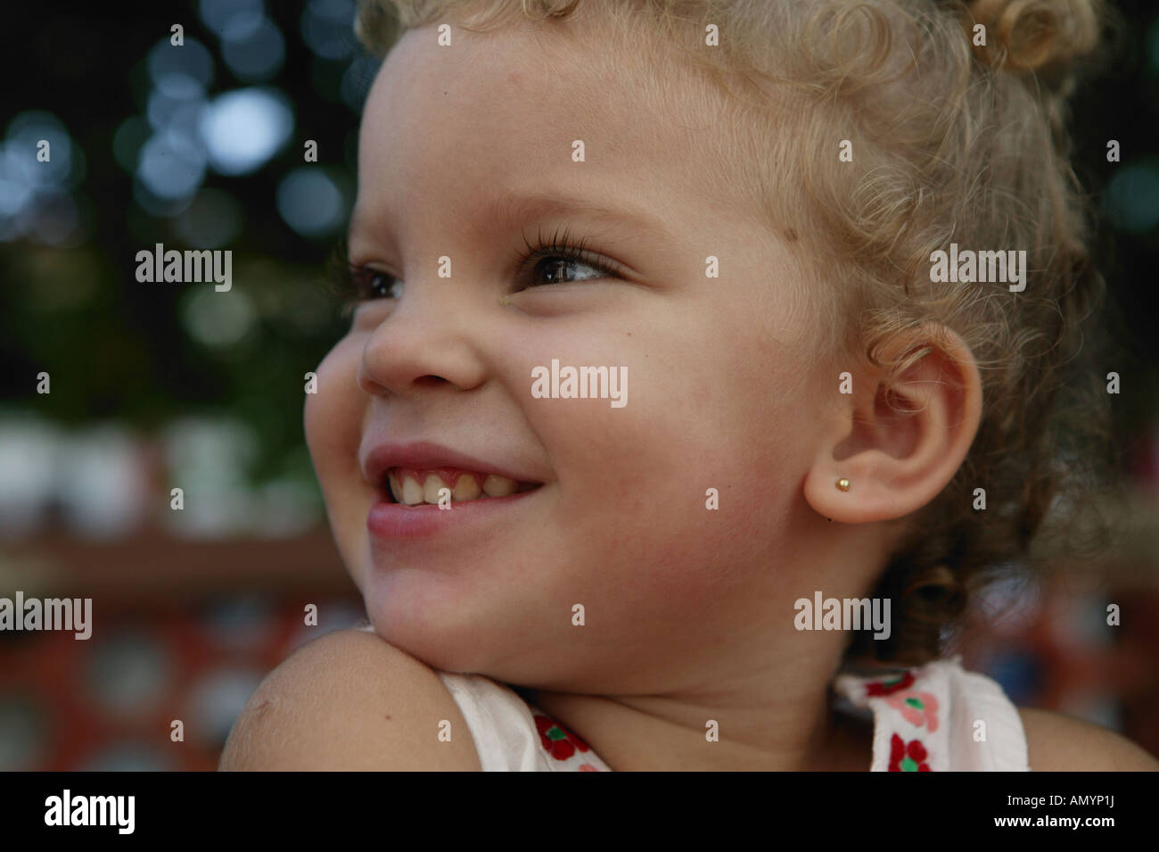 Portrait of white child in Havana nursery school Stock Photo - Alamy