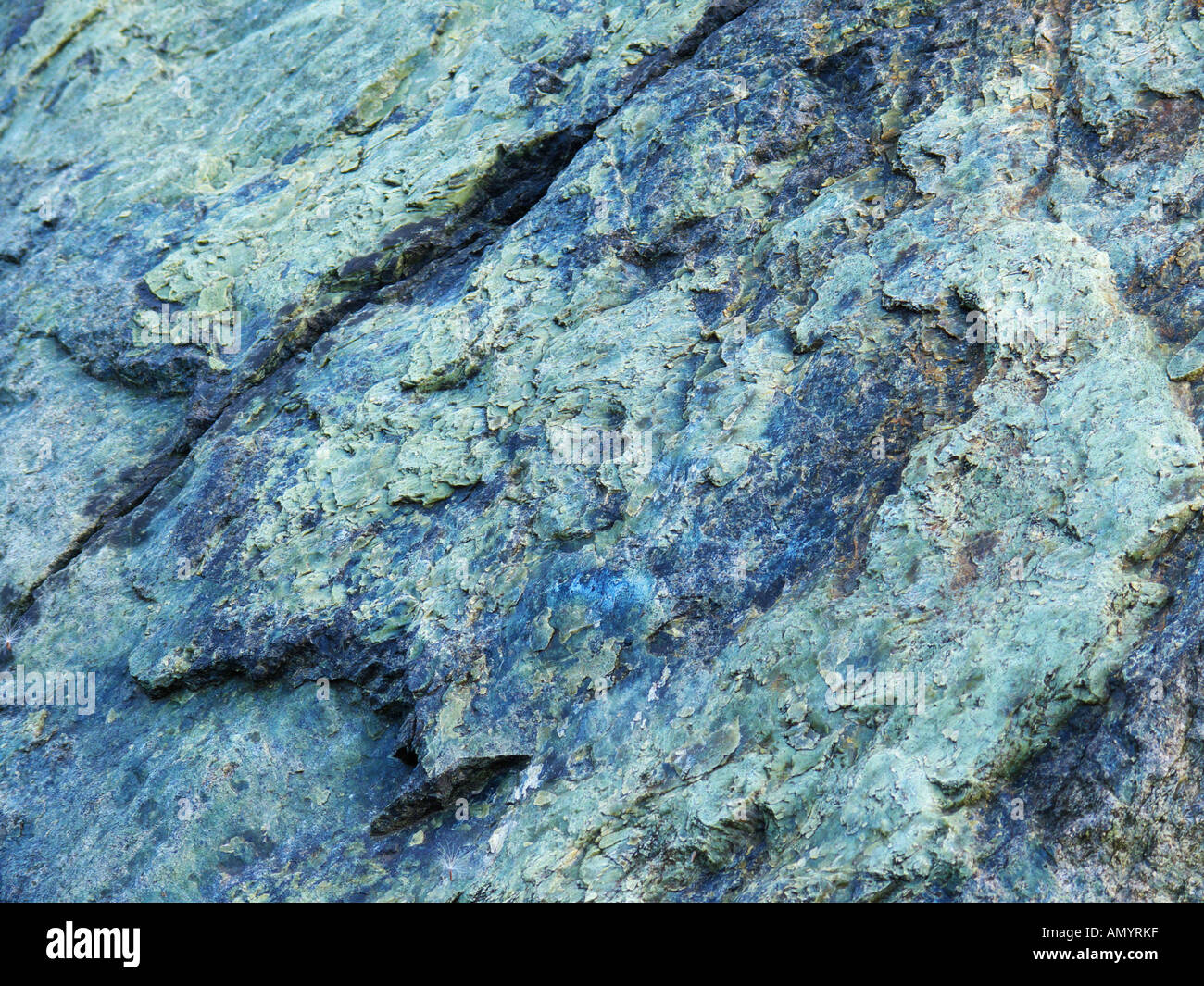 Bluish rock surface close up Stock Photo - Alamy