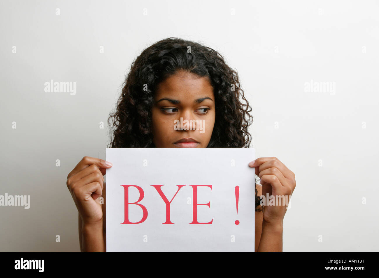Good bye message hi-res stock photography and images - Alamy