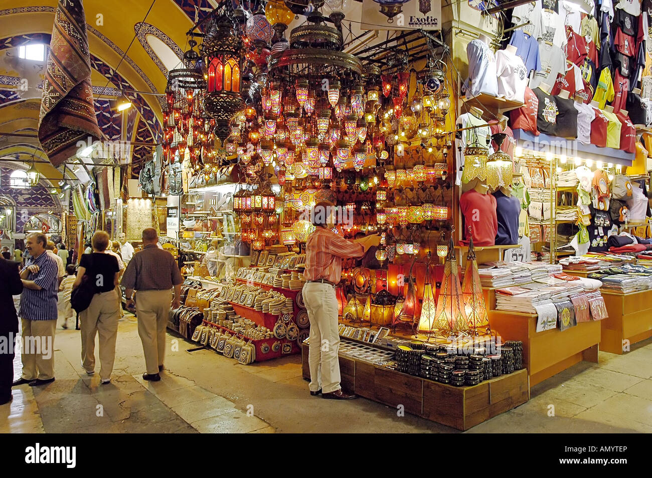 Grand Bazaar, Kapali Carsi, Istanbul, Turkey Stock Photo - Alamy