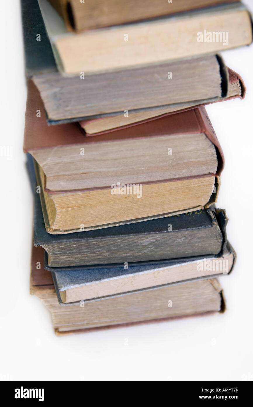Pile of old books Stock Photo - Alamy