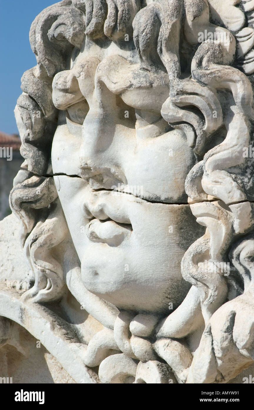 Turkey Didyma south ageian coast place of an important oracle head of ...
