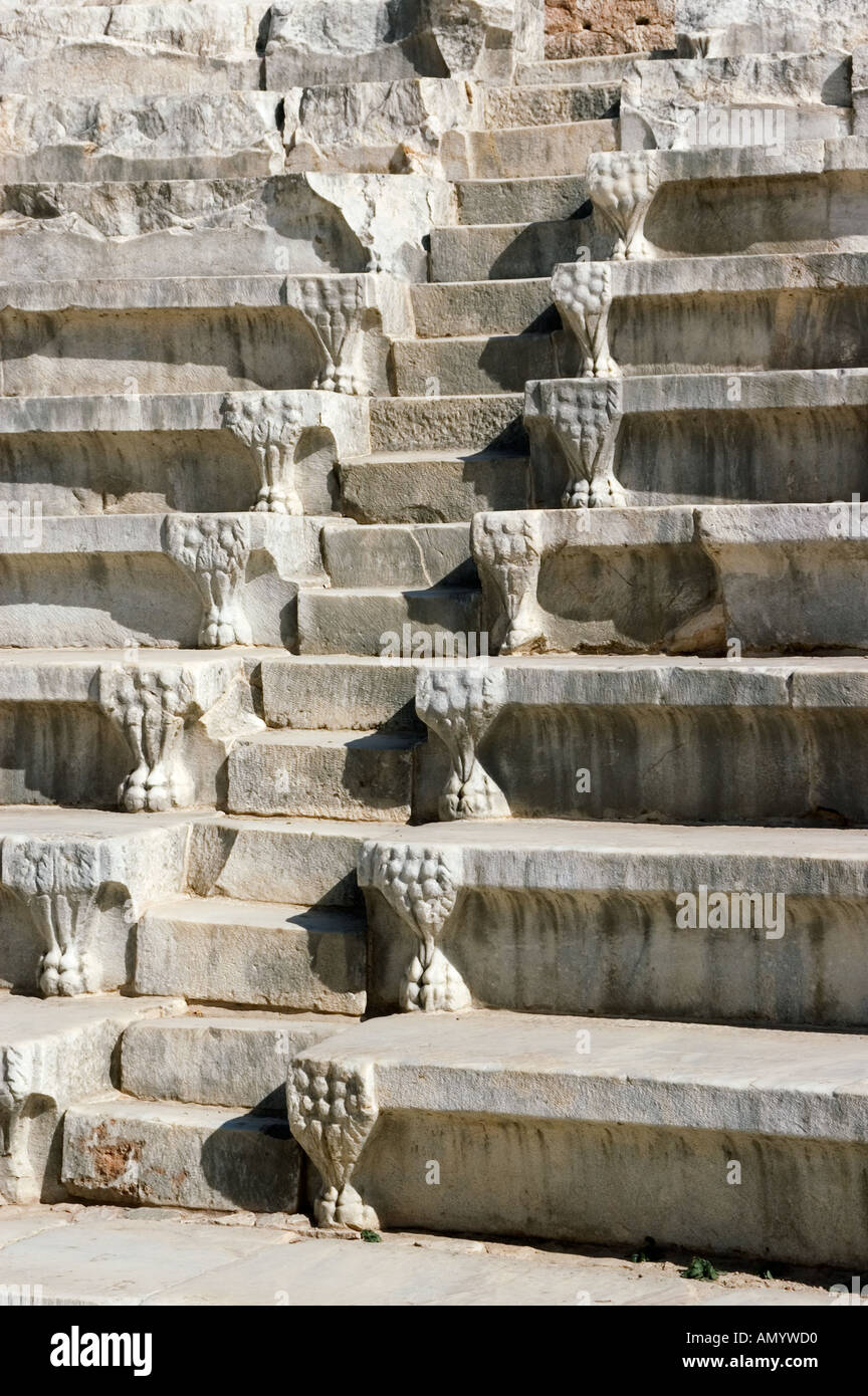 Turkey Aphrodisias in the Meander valley excavations Odeion 2 C AD ...