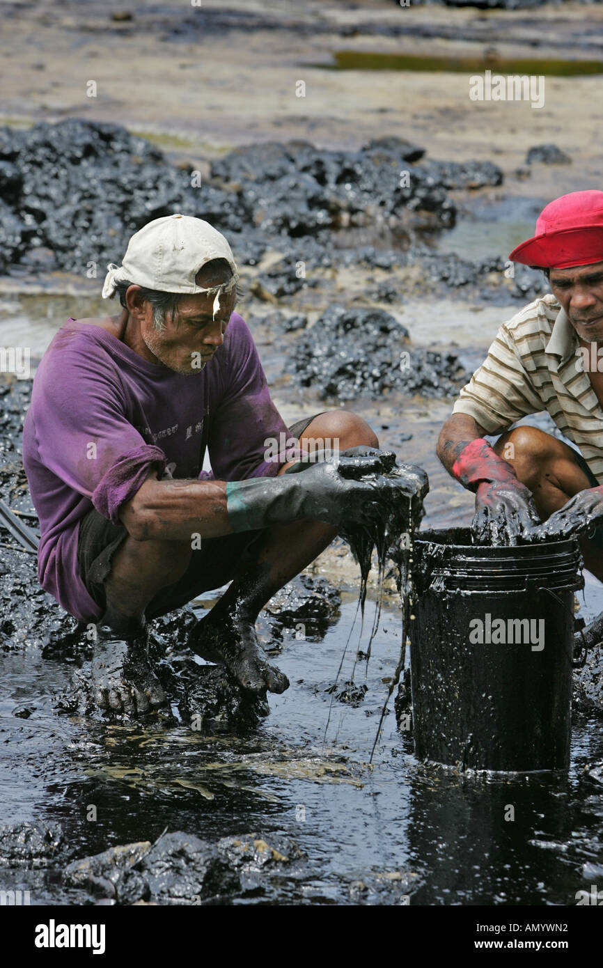 Oil Pollution, Philippines Stock Photo - Alamy