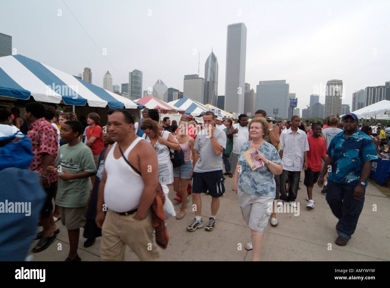 USA, Illinois, Chicago, Taste of Chicago Stock Photo - Alamy