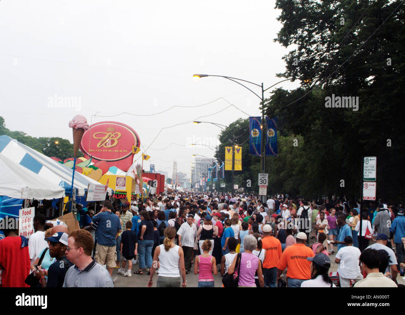 USA, Illinois, Chicago, Taste of Chicago Stock Photo - Alamy