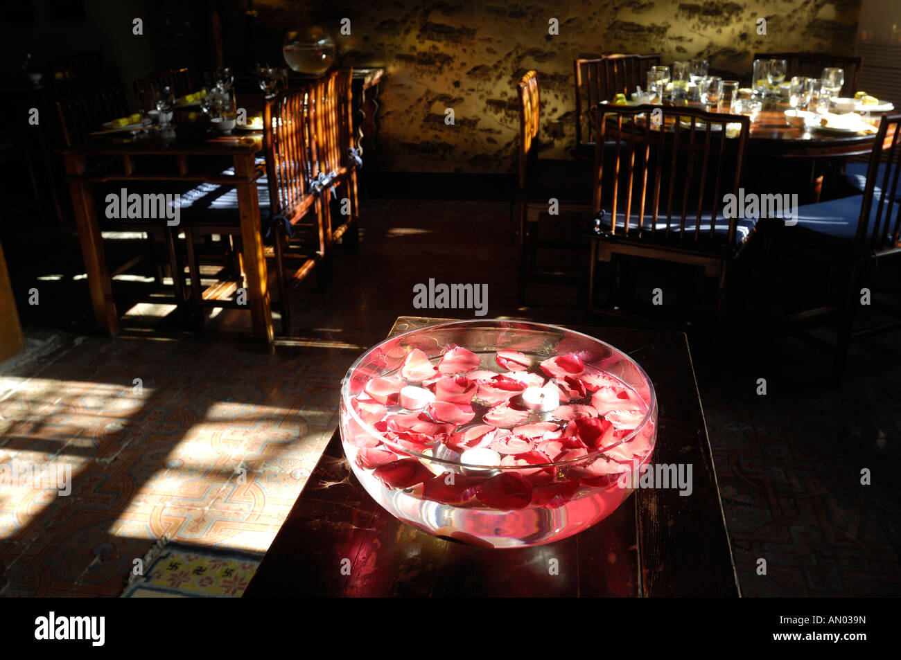 The Source restaurant at Houhai in Beijing China. 04 Dec 2007 Stock ...