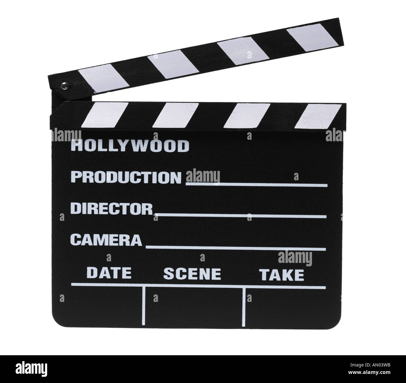 Movie Clapper Board Stock Photo - Alamy