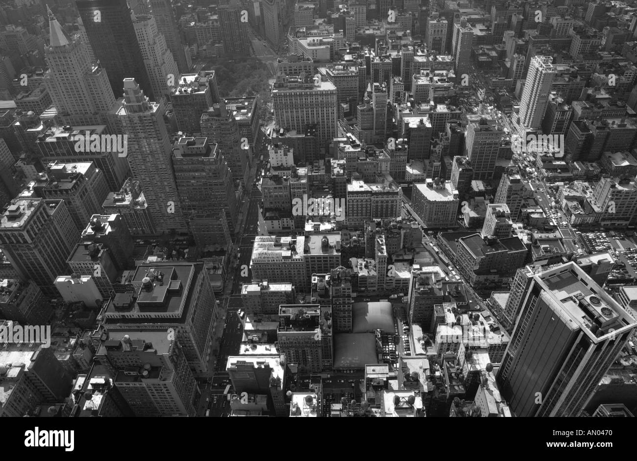 Aerial manhattan not night Black and White Stock Photos & Images - Alamy