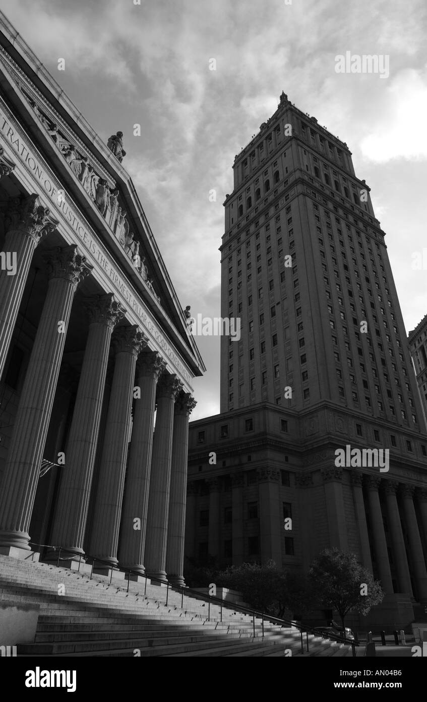 New York City Building Financial District Stock Photo - Alamy