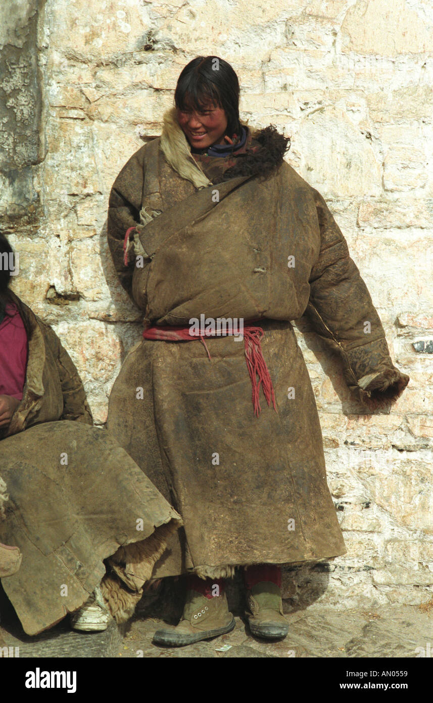 Tibet people and land Stock Photo - Alamy