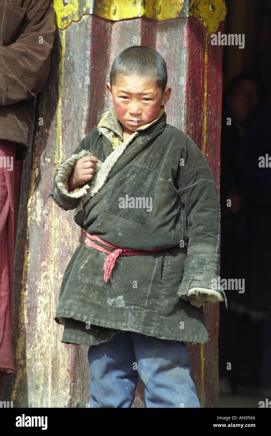 Tibet people and land Stock Photo - Alamy