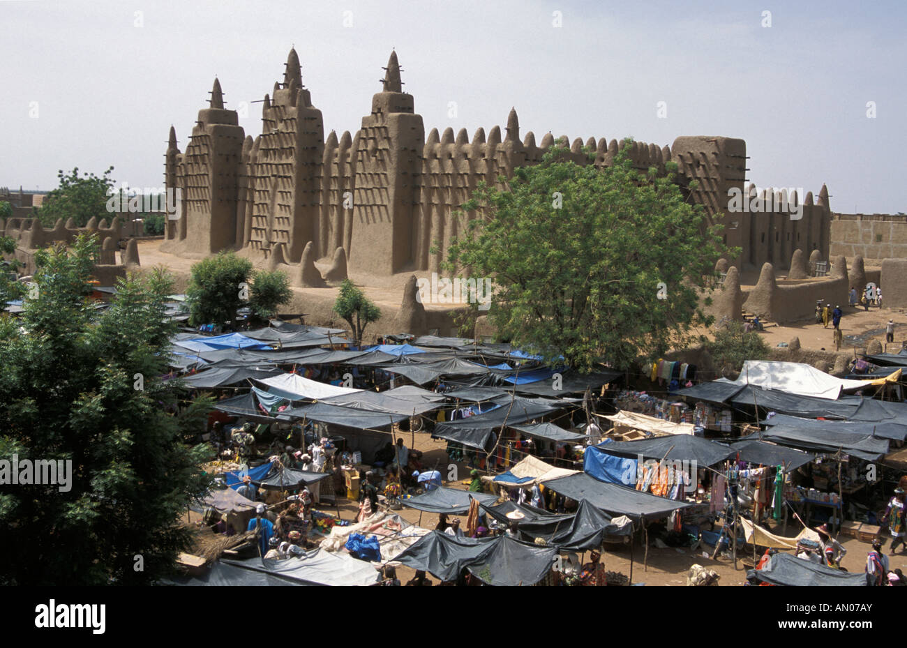Mali Djenne Market Mosque Stock Photo - Alamy