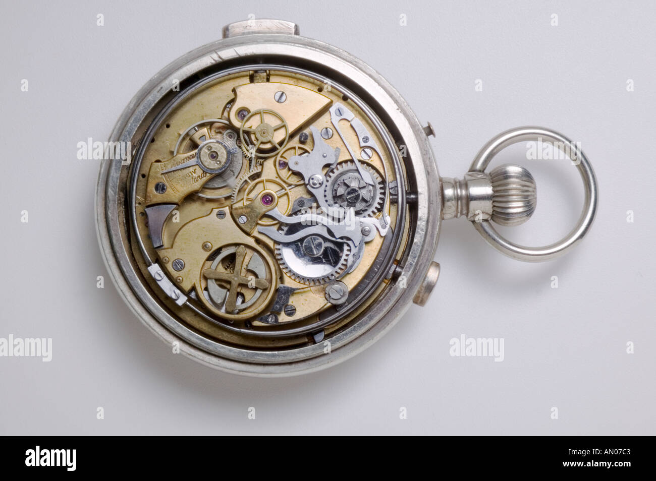 Pocket Watch Movement Stock Photo - Alamy