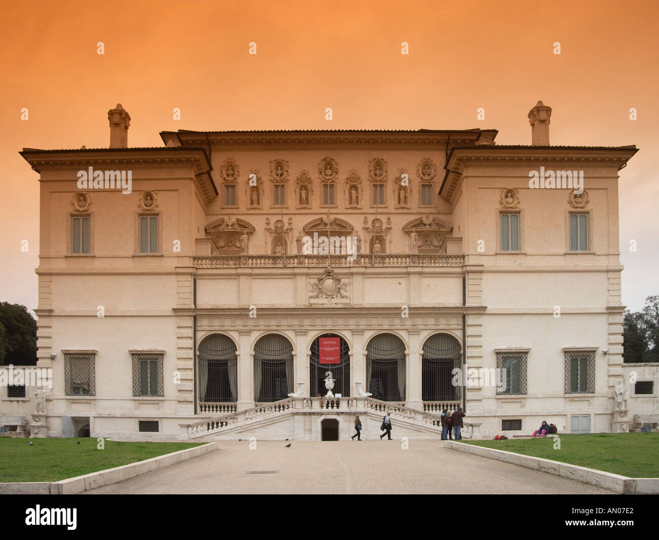 Villa Borghese. Borghese Park, Rome, Lazio, Italy Stock Photo - Alamy