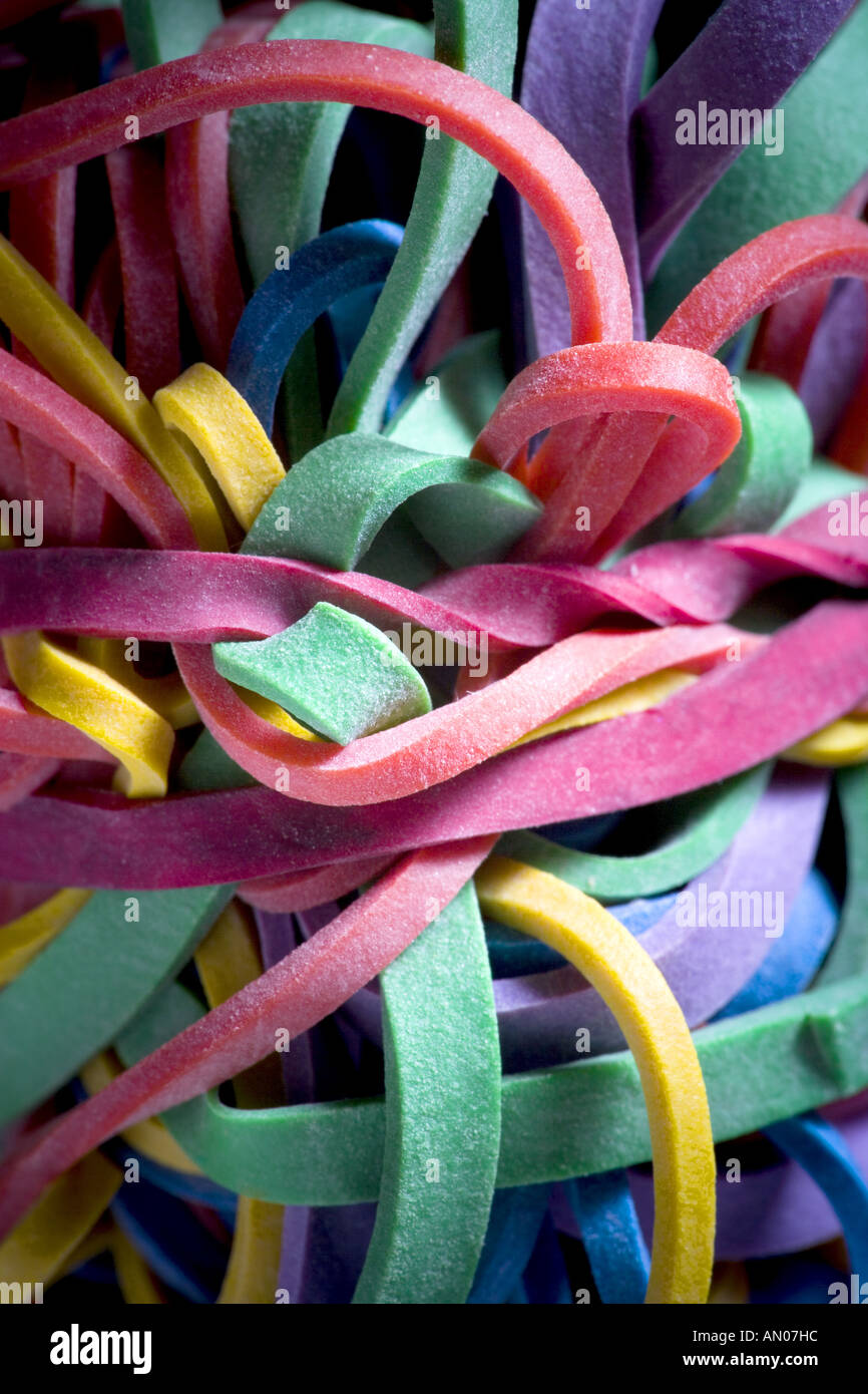 Rubber bands backgrounds hi-res stock photography and images - Alamy