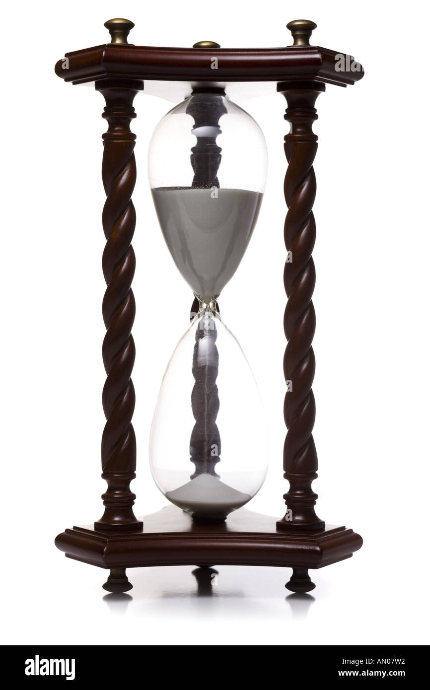Close up of an hourglass Stock Photo - Alamy