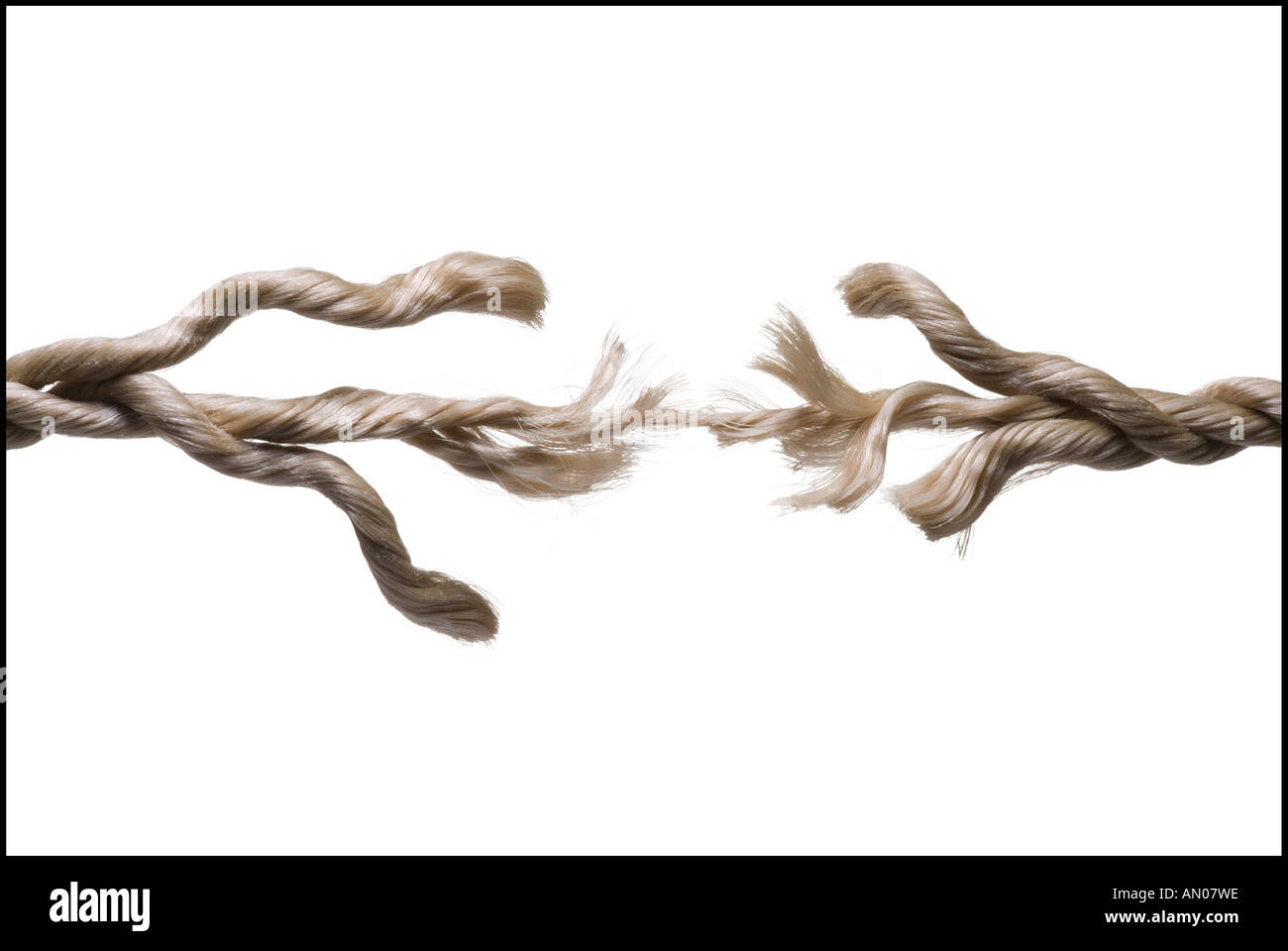 Frayed rope silhouette hi-res stock photography and images - Alamy