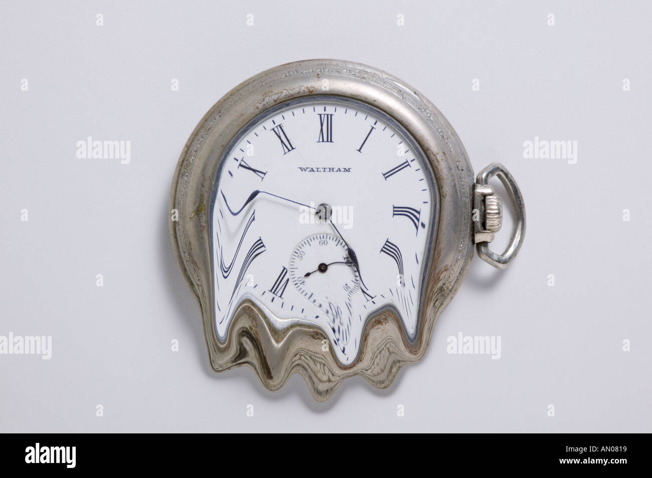 Pocket Watch Melting Stock Photo - Alamy